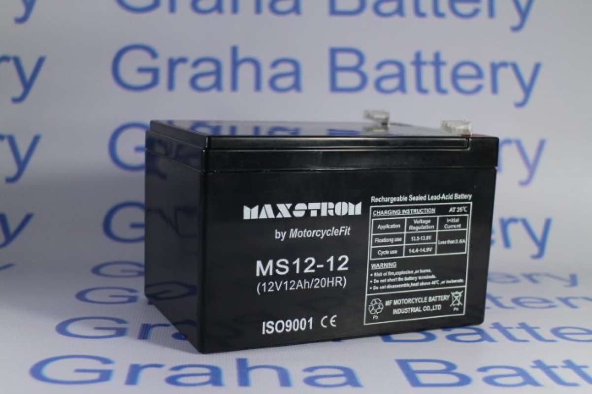 Promo Aki 12v 12ah Mf Aki Kering Vrla Battery 12 V 12 Ah 12v12ah Diskon ...