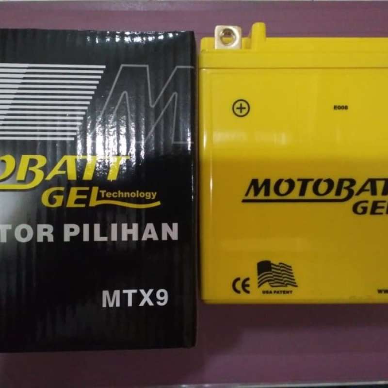 Promo Aki Motor Bajaj Pulsar Ug3 Ug4 Motobatt Mtx9 Diskon 33% Di Seller ...