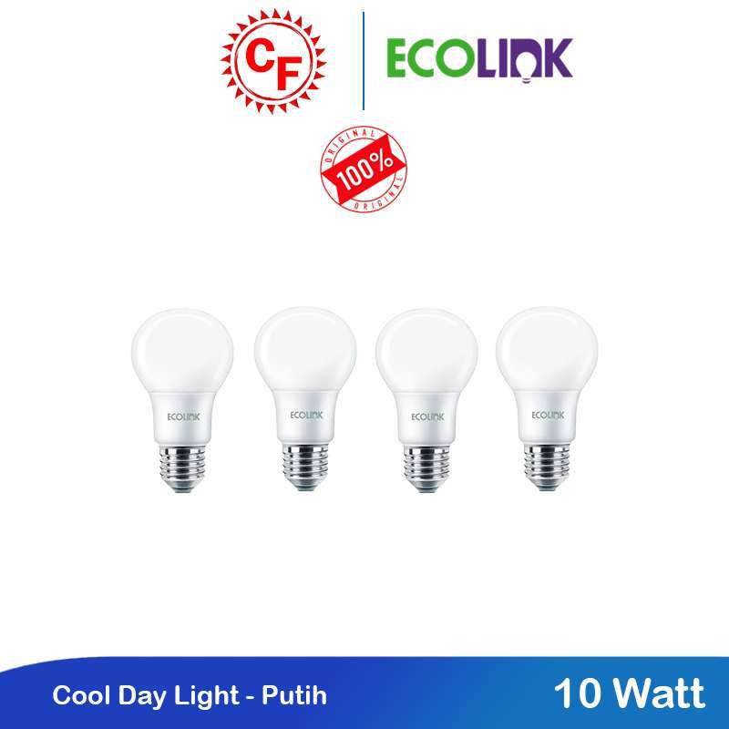 Jual Paket Ecolink Led Bulb 10 Watt E27-cool White / Putih Di Seller ...