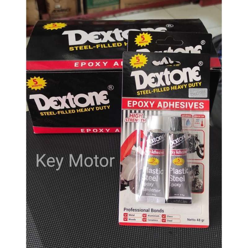 Jual Lem Dextone 5 Minute Plastic Steel Epoxy / Lem Besi 48gr Di Seller ...
