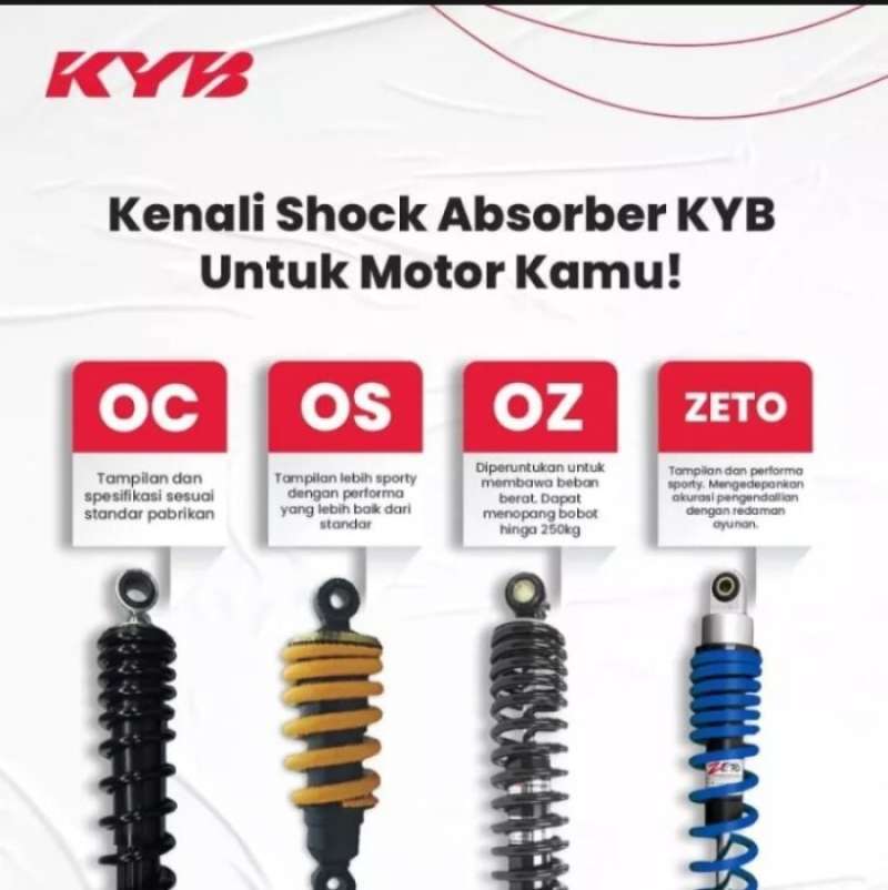 Promo Shockbreaker Kayaba/kyb Zeto Kyos-zt1040 (putih) Matic Motor All Mio Diskon 1% Di Seller ...