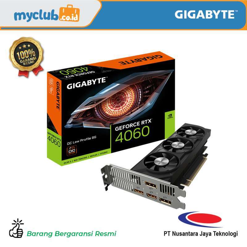 Jual Gigabyte Vga Card Geforce Rtx 4060 Oc Low Profile 8g (gv-n4060oc ...