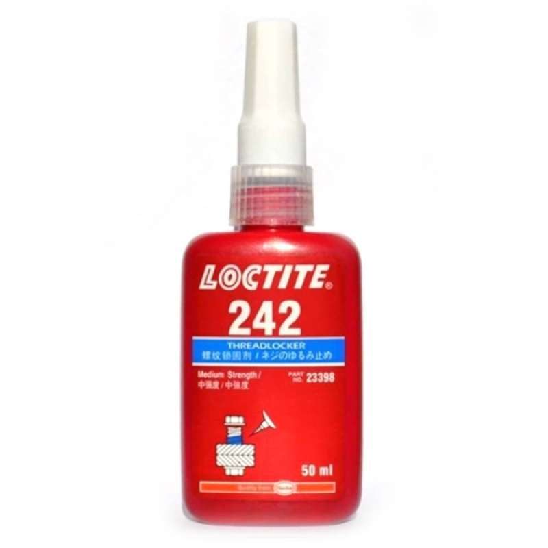 Promo Loctite 242 Threadlocker Blue Medium Strength 50 Ml - Lem Baut ...