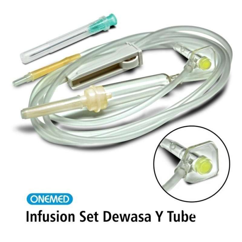 Promo Infusion Set Tipe Y Dewasa Onemed / Selang Infus Dewasa Tipe Y ...