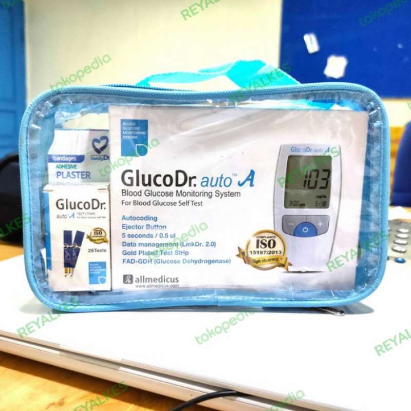 Promo Gluco Dr Auto Agm 4000+strip 25 Alat Cek Gula Darah Gluco Dr Auto ...