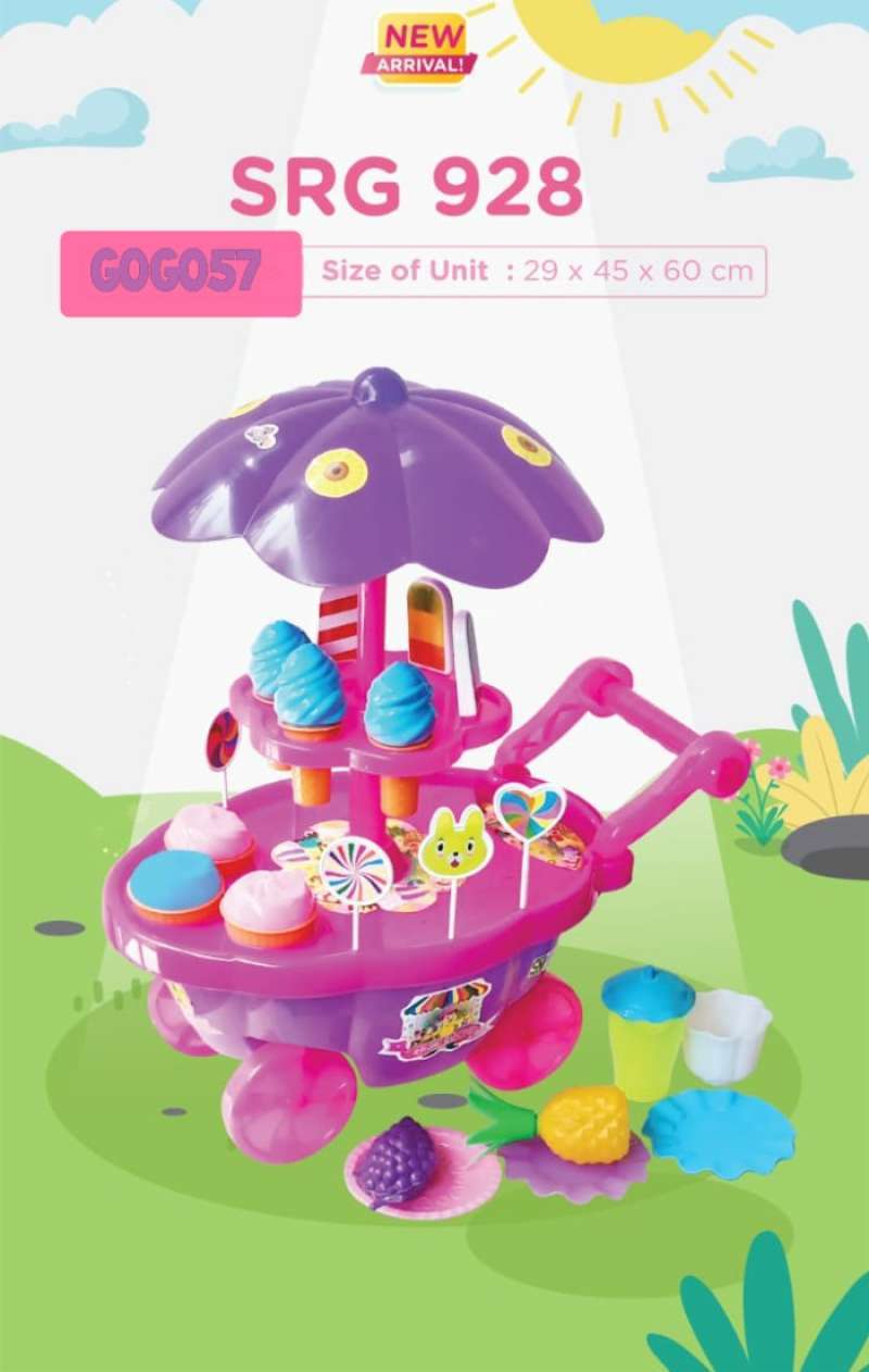 Promo Sg Toys Srg 928 Mainan Anak Gerobak Kang Eskrim/ Ice Cream Cart ...