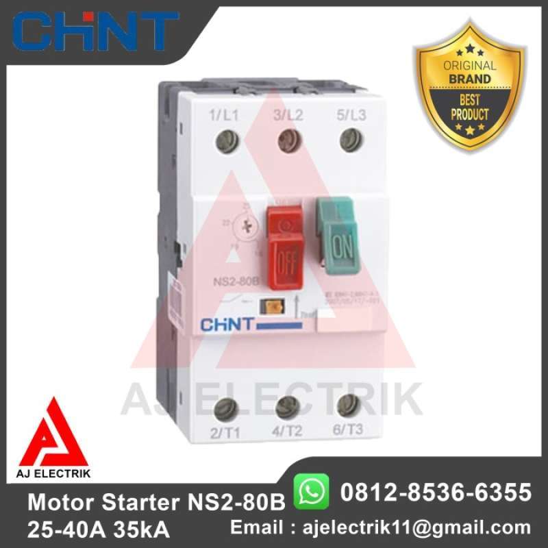 Promo Chint Motor Starter 20-80ampere Ns2-80 / Pilihan Ampere 25 Sampai 80 Diskon 50% Di Seller ...