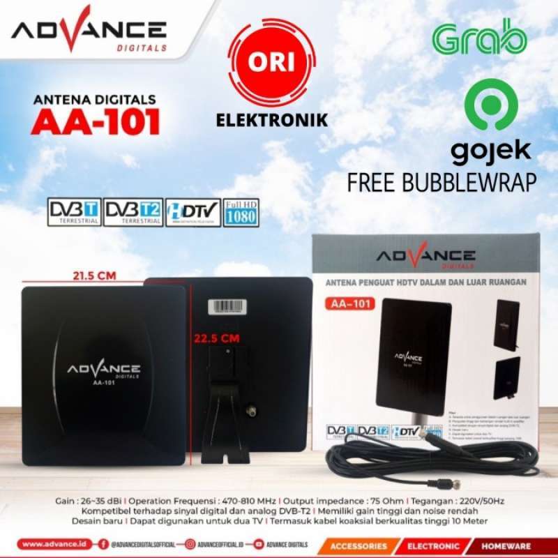 Promo Advance Antena Digital Luar & Dalam Aa-101 - Aa-101 Diskon 50% Di Seller Noelle ...