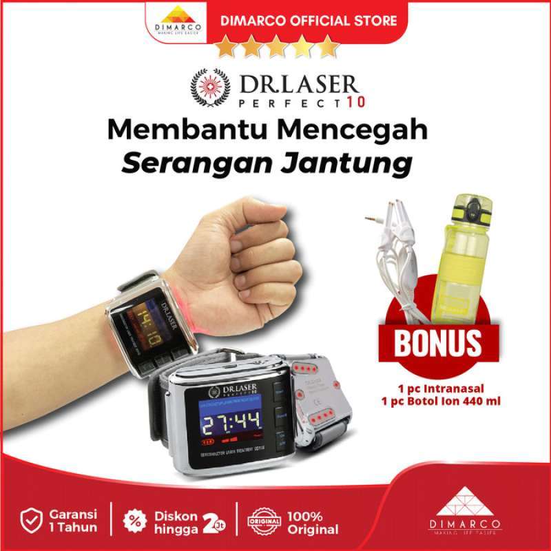 Promo Dr. Laser Perfect 10 + Intranasal Kit Jam Laser Kesehatan Sinusitis Diskon 33% Di Seller ...
