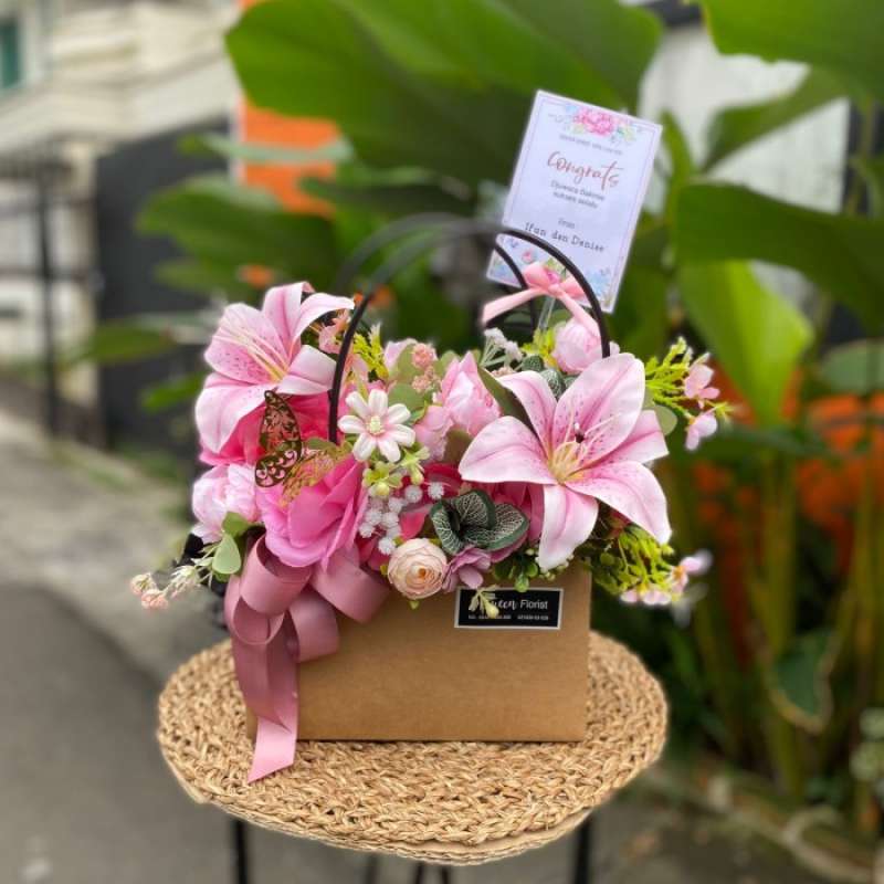 Promo Dqueen Flst - Bunga Box Artificial Mini Diskon 23% Di Seller ...