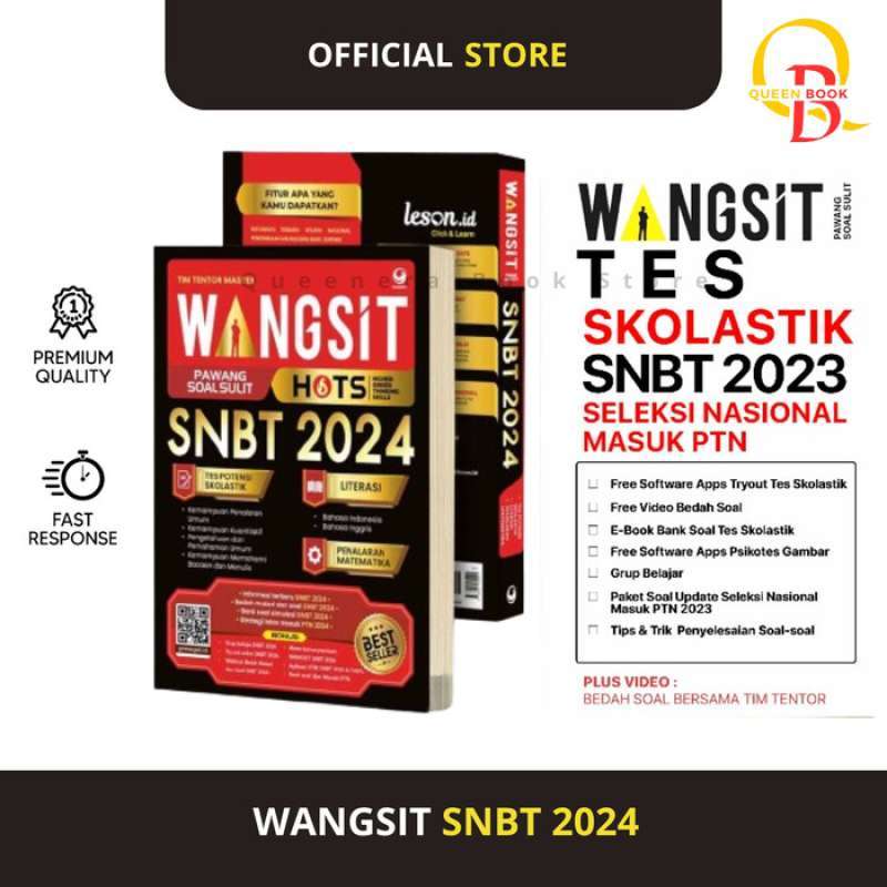 Jual Buku Snbt Wangsit Pawang Soal Sulit Snbt 2024 Soal Dan Pembahasan ...