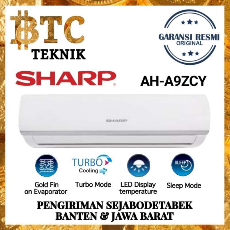 Promo Ac Sharp 1 Pk Ah-a9zcyn Low Watt A 9 Zcyn + Pasang Instalasi ...