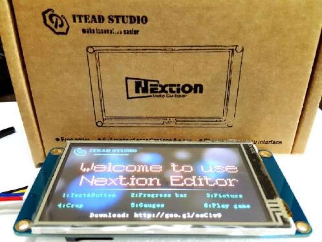Promo Nextion 3.2 Hmi Uart Lcd Tft + Touchscreen For Arduino Rasbpi Diskon 23% Di Seller Mari ...
