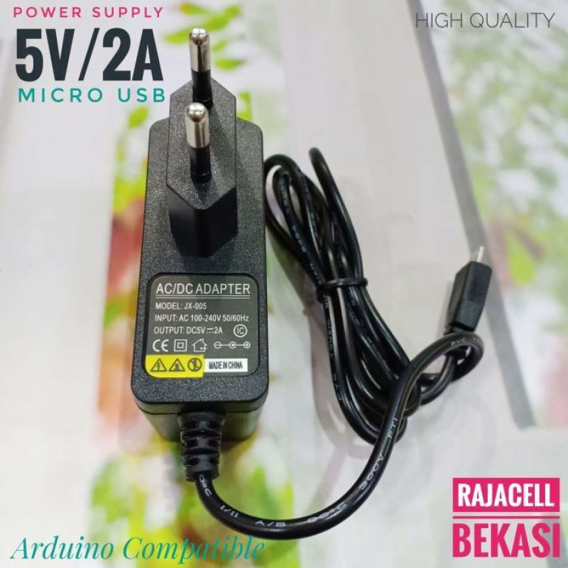 Promo Adaptor 5v 2a 2000ma Micro Usb For Raspberry Arduino Stm32