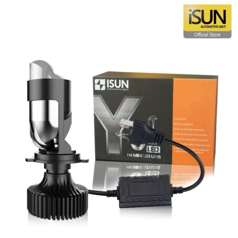 Promo Isun Mini Biled Projie Double-lens Headlamp Lampu Utama Y6d H4 ... Promo Isun Mini Biled Projie Double-lens Headlamp Lampu Utama Y6d H4 ...