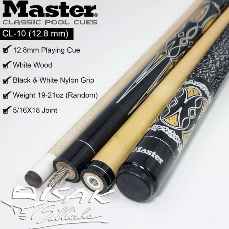 Jual Vintage Master Pool Cue Cl-11 - Classic Stick Billiard Stik Biliar ...