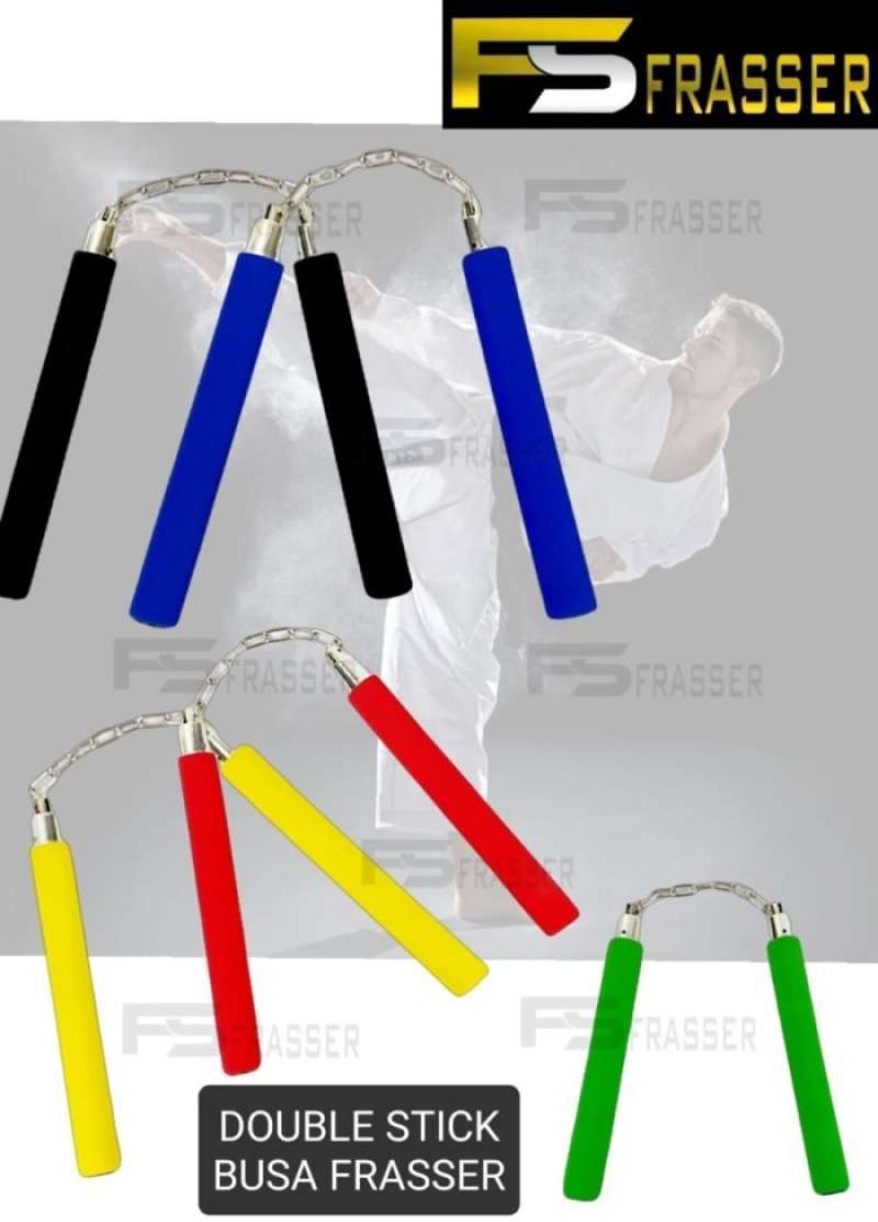 Jual Nunchaku Double Stick Dobel Stick Ruyung Besi - Kayu Dragon Di ...