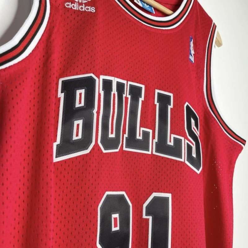 Jual Jersey Basket Nba Classic Hwc Chicago Bulls #91 Dennis Rodman ...