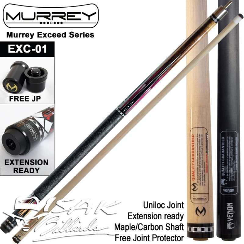 Jual Murrey Exceed Exc-01 Cue Uniloc Maple Extension Bumper Stick ...