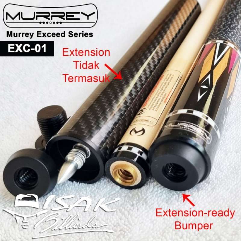 Jual Murrey Exceed Exc-01 Cue Uniloc Maple Extension Bumper Stick ...