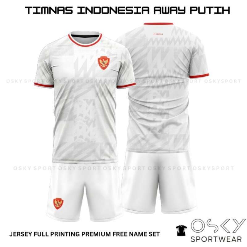 Jual Baju Bola Jersey Timnas Indonesia 2024-2025 Full Printing Premium ...