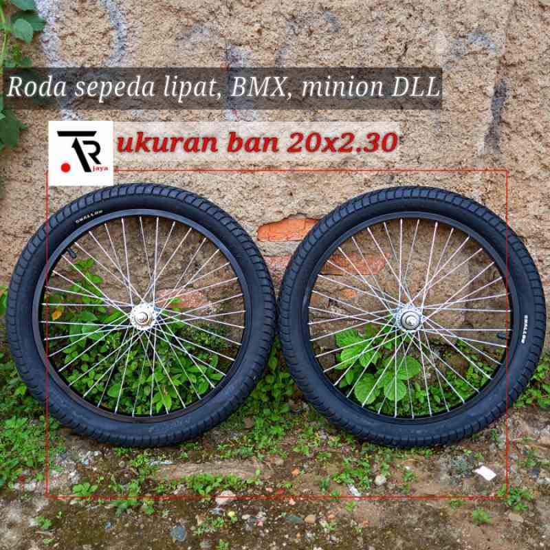Jual Roda Sepeda 20 X 2.30 Bmx Lengkap Depan Belakang Siap Pakai Di ...