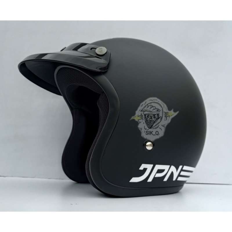 Jual Helm Bogo Jpn Arc Hitam Dof Kaca Datarcembung-helm Bogo Dewasa ...