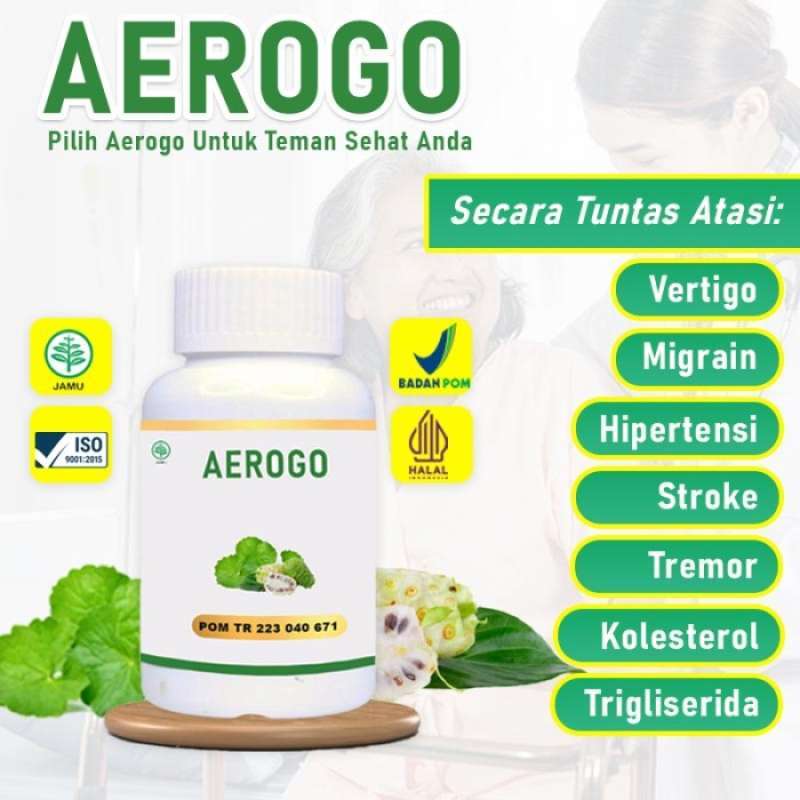 Promo Aerogo Asli Original Obat Struk Ringan Berat Parkinson Saraf ...