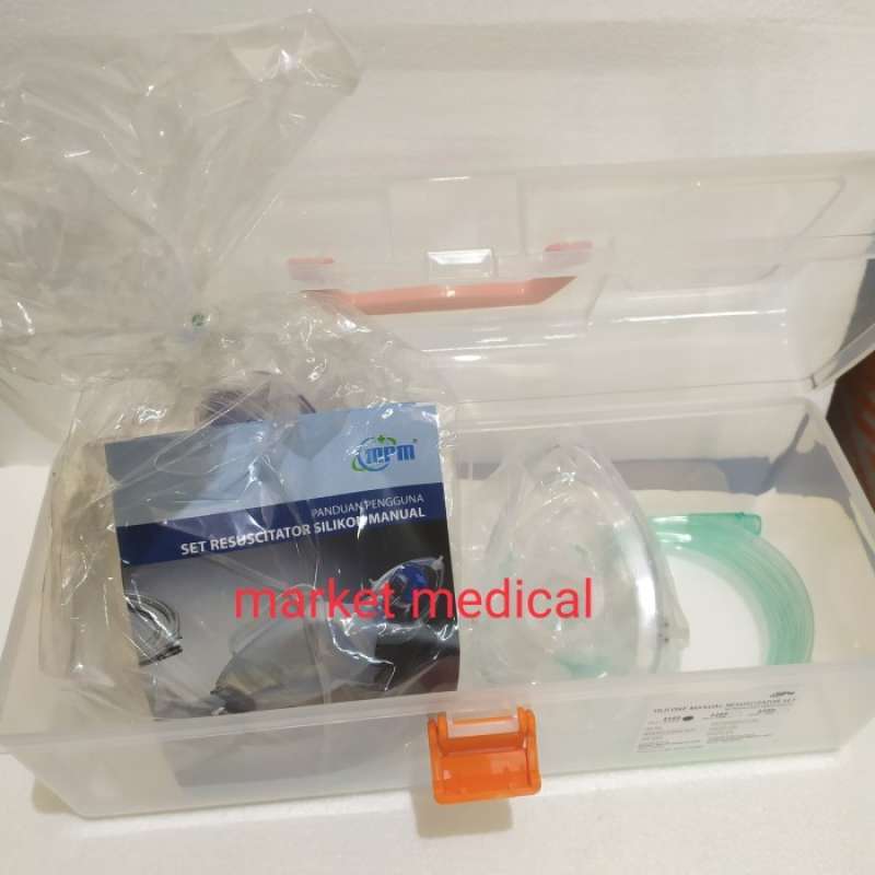 Promo Ambu Bag/resucitator Set Manual Dewasa Mpm Silicone Diskon 23% Di ...
