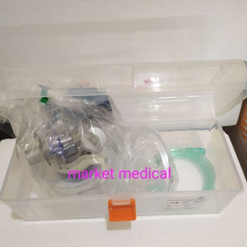 Promo Ambu Bag/resucitator Set Manual Dewasa Mpm Silicone Diskon 23% Di ...
