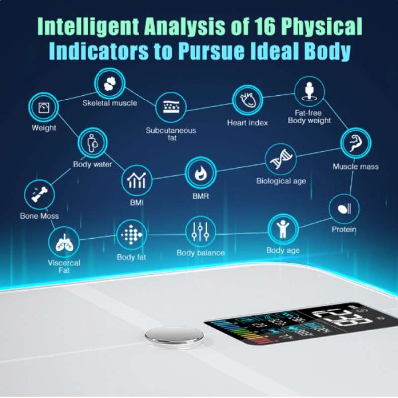 Promo Welland Smart Scale Body Pro 8 Electrodes App Diskon 23% Di Seller Leomord Store - Kebon ...