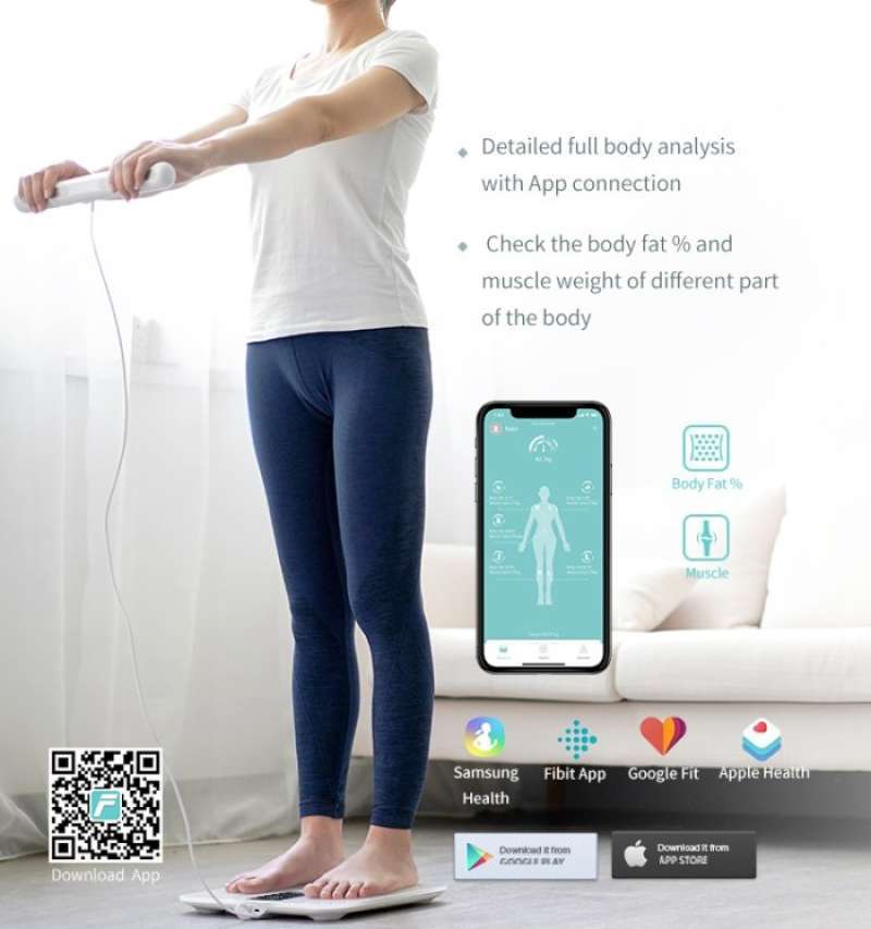 Promo Welland Smart Scale Body Pro 8 Electrodes App Diskon 23% Di Seller Leomord Store - Kebon ...