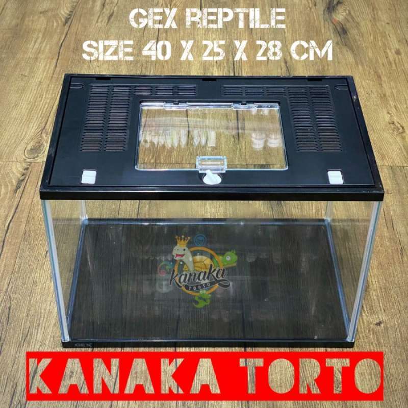 Promo Gex Reptil Aquarium Kandang Kadal Bearded Dragon Kura Air Res Brazil Diskon 23% Di Seller ...