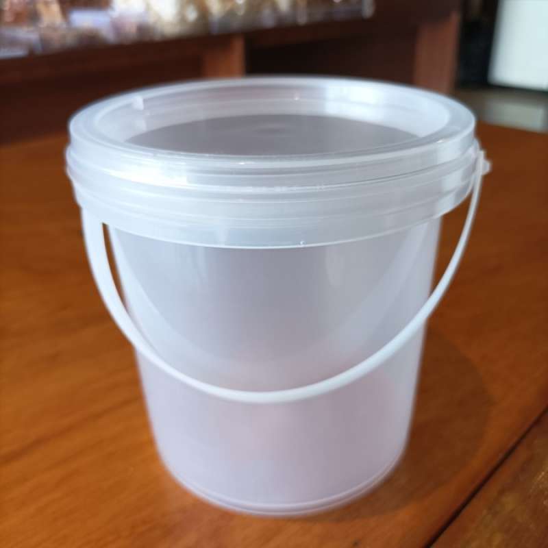 Jual Ember Pail Bucket 1 Liter 1 Kg Bening Transparan Foodgrade Pp ...