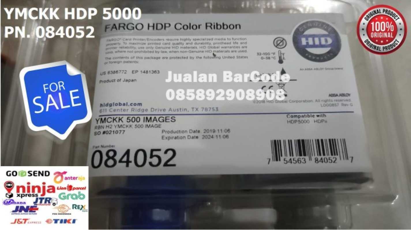 Promo Ribbon Ymckk Id Card Fargo Hdp-5000 Pn. 84052 Diskon 23% Di Seller Skala Store ...