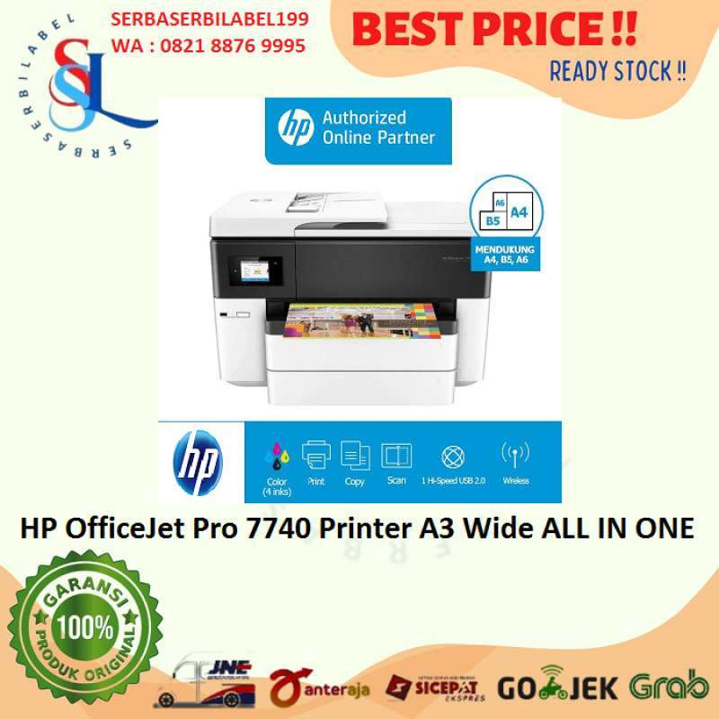 Promo Officejet 7740 Printer A3 Wide Format All In One Garansi Resmi ...