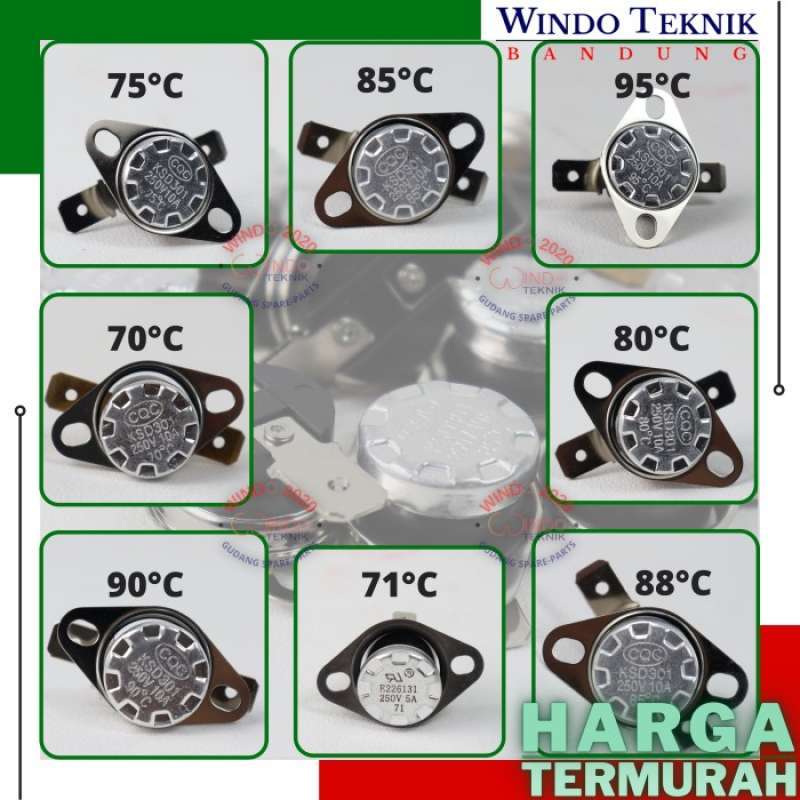 Jual Thermodis Thermostat Dispenser | Otomatis Thermo Fuse - 75-derajat Di Seller Belanja-id ...