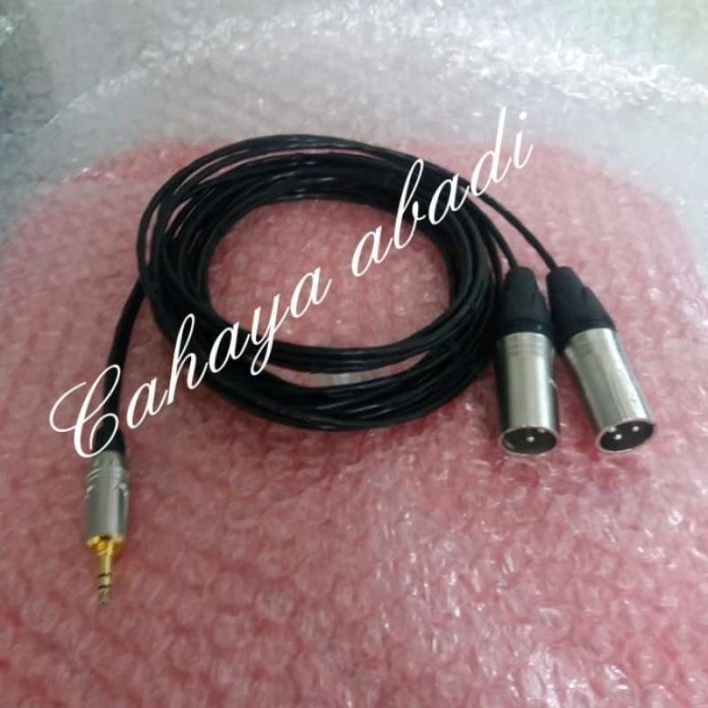 Promo Kabel Audio Untuk Ke Mixer Xlr Male To Mini Jack 3.5m Stereo Diskon 23% Di Seller Ryoma ...