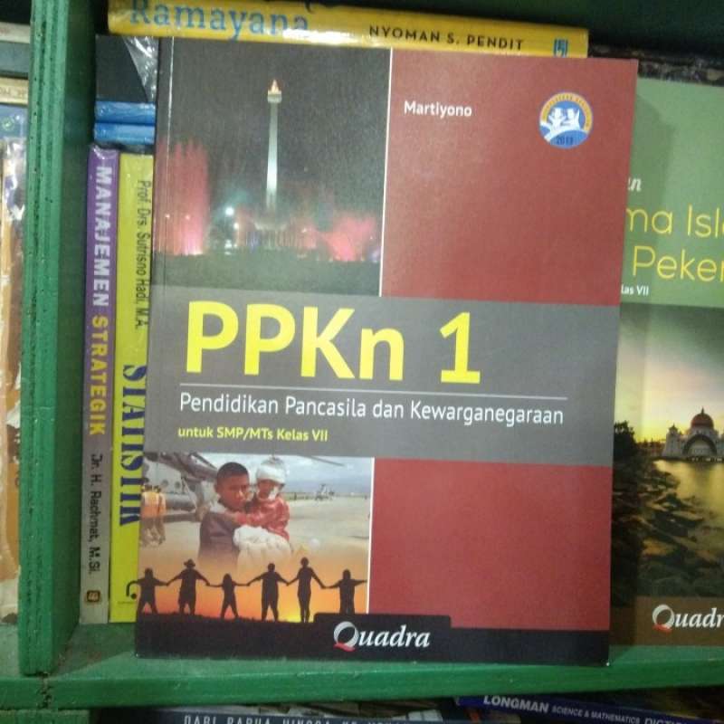 Promo Ppkn 1 Untuk Smp Kelas 7 Quadra Diskon 23% Di Seller Zawaru Store - Tanah Tinggi, Kota ...
