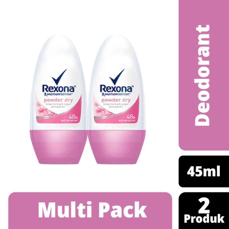 Jual Rexona Women Deodorant Roll On Powder Dry - 45ml Twin Pack Di Seller Aghanim - Cengkareng ...