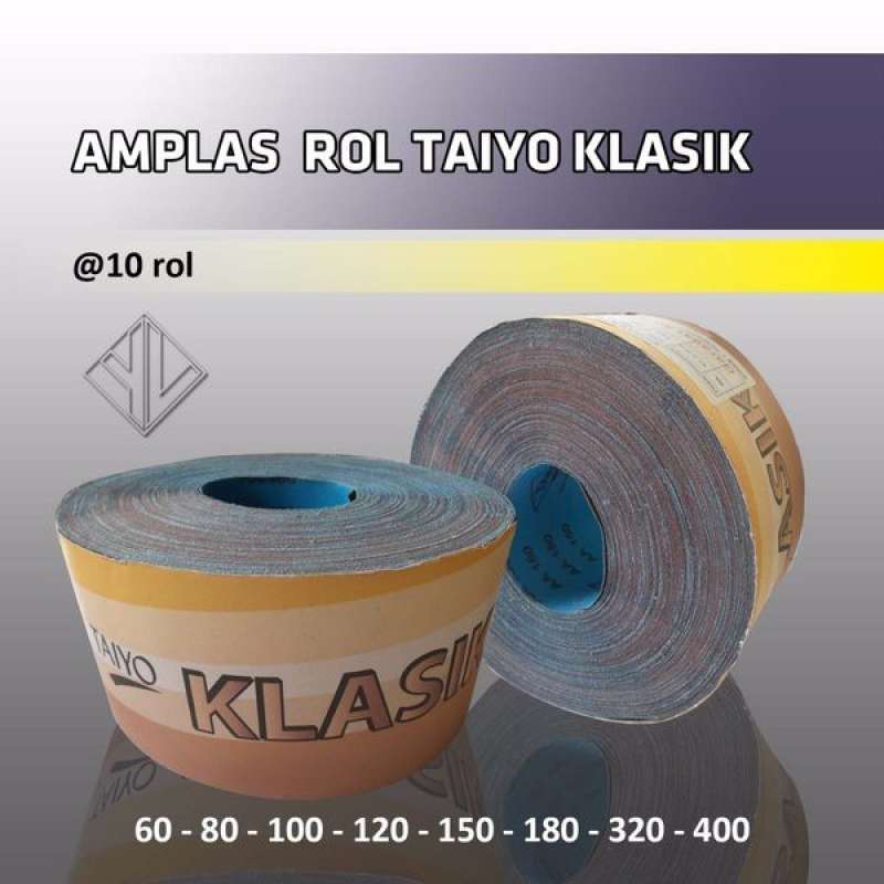 Jual Amplas Roll Taiyo Klasik 50 M All Grit - #60 Di Seller Yama ...