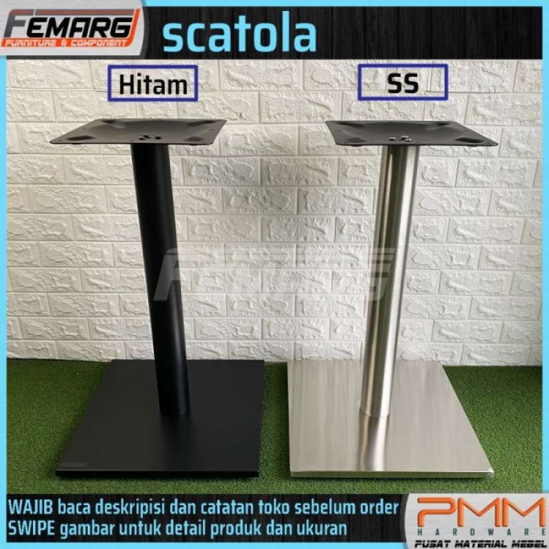 Promo Kaki Meja Cafe Femarg Scatola 45x45cm Kotak Foodcourt Restoran ...