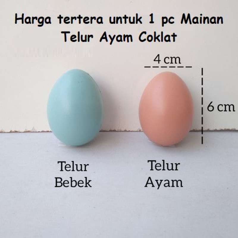 Promo 1pcs Telur Plastik - Telur Ayam Plastik - Prank Telur Ayam ...