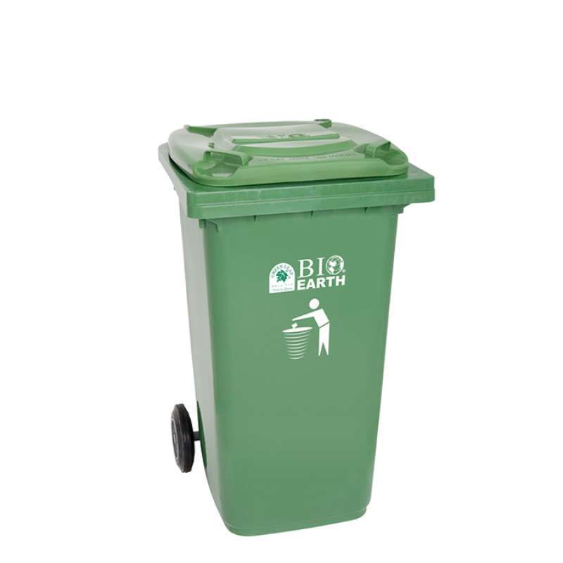 Promo Tempat Sampah 180 Liter Green Leaf 2318 Roda Bio / Dust Bin With ...