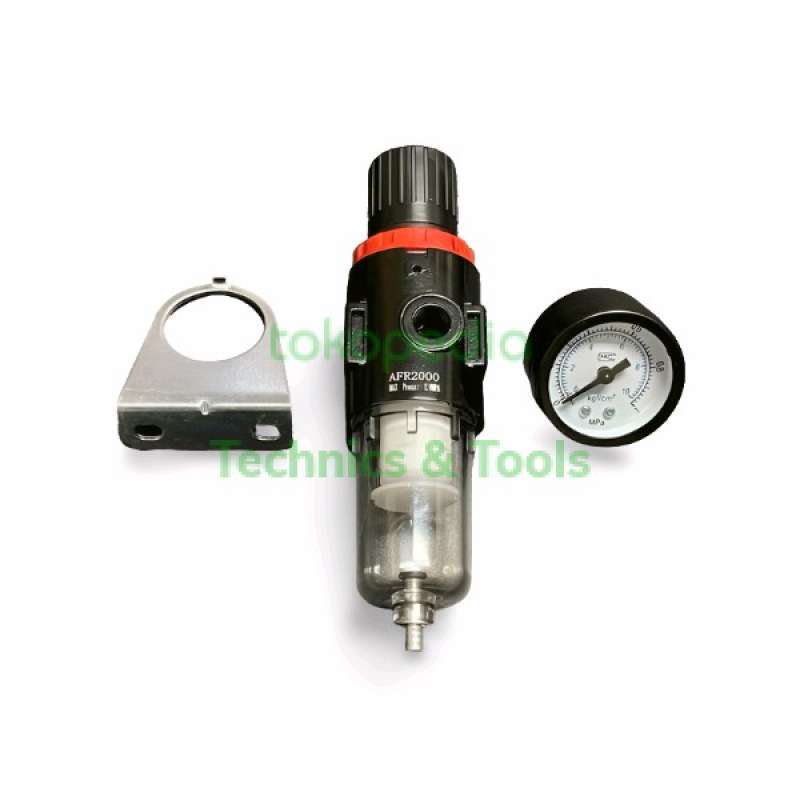 Jual Air Filter Regulator Pneumatic Air Tac Afr-2000 Single 1/4 Inch 10 Bar Di Seller Raindrop ...