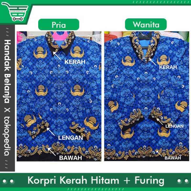 Jual Baju Korpri Seragam Pns/asn Motif Terbaru Di Seller Zati Shop - Cengkareng Timur, Kota ...