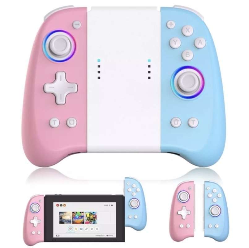 Jual Nintendo Switch Ys Gamepad Joycon Controller Wireless Light Md Rgb ...