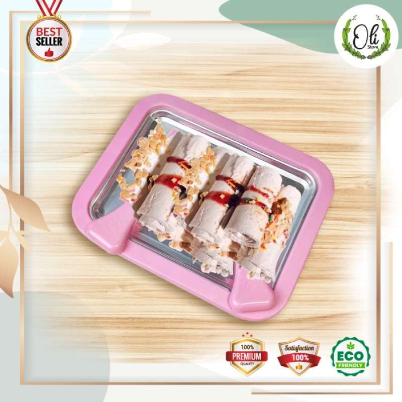 Jual Alat Pembuat Es Krim Roll Free 2 Spatula / Ice Cream Maker Oli ...