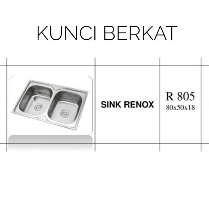 Promo Bak Cuci Piring/zink/sink/2 Bowl/2 Lubang/stainless/dapur/kitchen ...