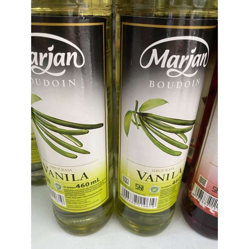 Jual Marjan Boudoin Sirup Rasa Vanila 460ml Halal Mui Bpom - Harga ...